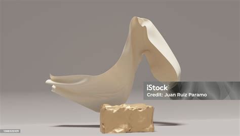 화장품 향수 및 목욕 제품을 전시하는 연단 바람에 도자기 리본 3d 렌더링 3차원 형태에 대한 스톡 사진 및 기타 이미지 3차원 형태 Fashion Show 강단