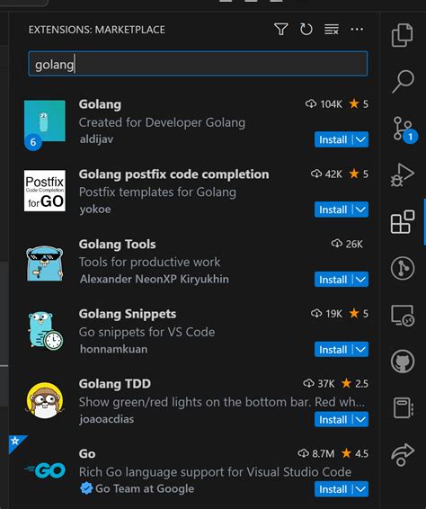 Consider Adding Golang Somewhere In Extension Metadata Issue Golang Vscode Go GitHub