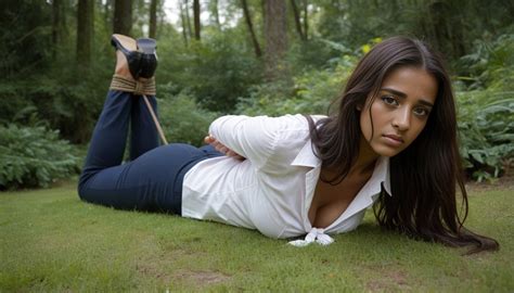 엎드려 눕기 프론트뷰 우는 얼굴헨타이 AI 포르노