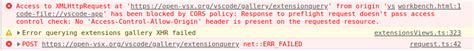 can t connect to extensions marketplace · issue 129147 · microsoft