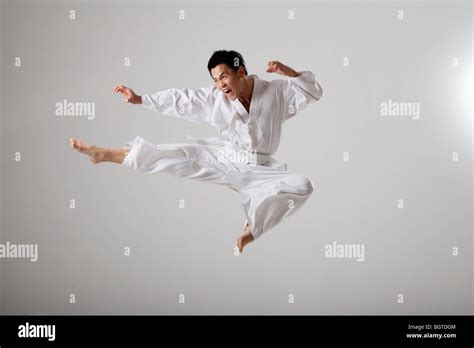 Martial Arts Kick Man At Doris Bourquin Blog