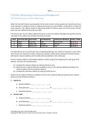 IP Addressing Lab Classful Addressing Pdf Name IT C Networking Infrastructure Management