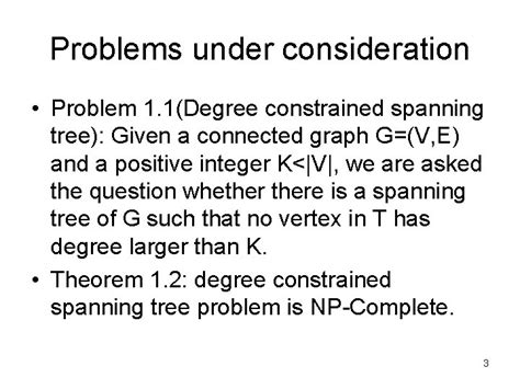 Complexities Of Some Interesting Problems On Spanning Trees