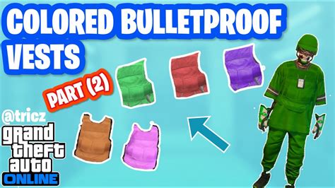 2 How To Get Colored Bulletproof Body Armor With A Outfit In Gta 5