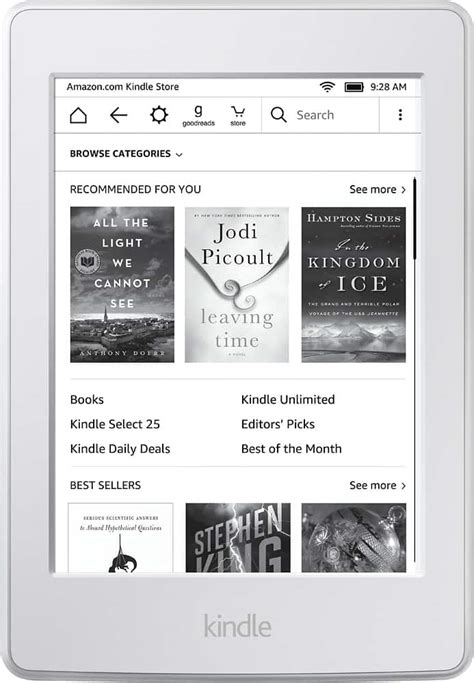 Best Buy Amazon Kindle Paperwhite 2016 Release 2016 White B01bfibrie