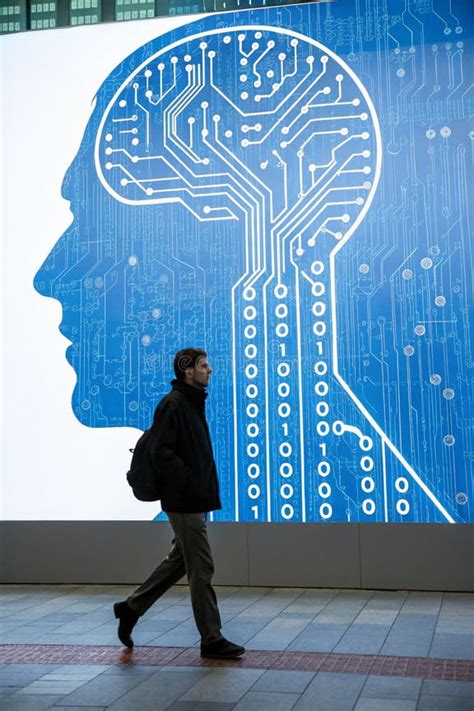 Big Data And Ai Machine Learning Concept Stock Illustration