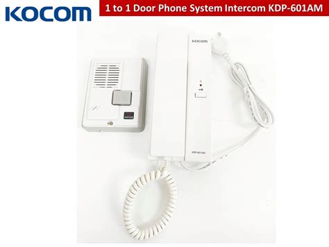Kocom Korea 1 To 1 Door Phone System Intercom 2 Wire Vde Cable Kdp