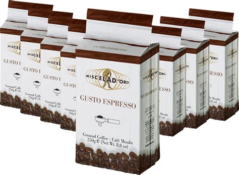 Miscela Doro Gusto Espresso Ground 88 Oz Vacuum Pack