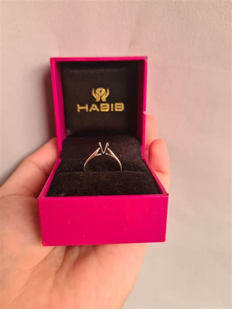 Habib Ring Casing Diamond 03 Carat Womens Fashion Jewelry