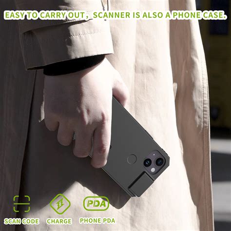 R78 Iphone Silicone Case Bluetooth Barcode Scanner Symcode111