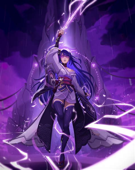 Raiden Shogun Iphone Wallpapers Wallpaper Cave