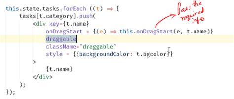 react js implemente o recurso de arrastar e soltar sem usar