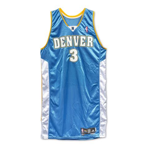 Allen Iverson 2006 2007 Denver Nuggets Game Worn Jersey Matched To