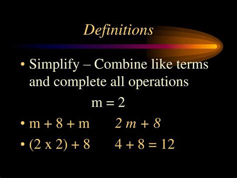 Algebraic Expression Powerpoint Slides Learnpick India