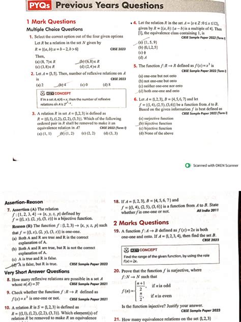 Relation And Functions Pdf