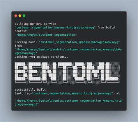 Bentoml Create An Ml Powered Prediction Service In Minutes