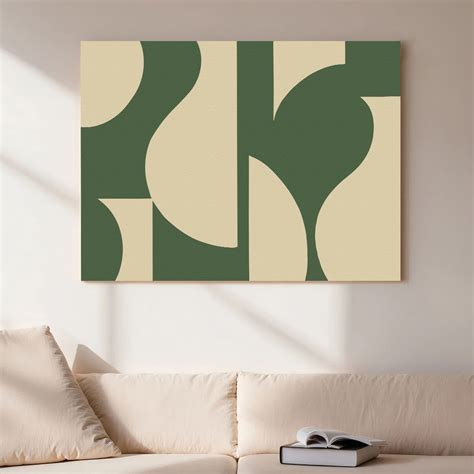 Картина интерьерная на стену на холсте горизонтальная Геометрическая абстракция в стиле