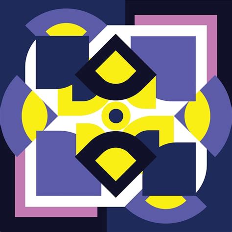 Premium Vector Abstract Geometric Pattern Blue And Shades