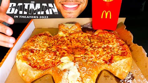 Asmr Little Caesars Batman Calzone Cheese Pizza Review Commercial