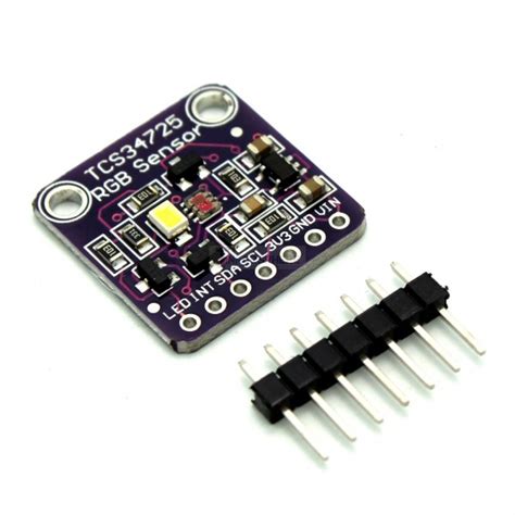 7 90 Rgb Color Sensor With Ir Filter And White Led Tcs34725 Tinkersphere