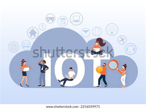 Iot Internet Things Devices Connectivity Concepts Stock Vector Royalty Free 2256039971