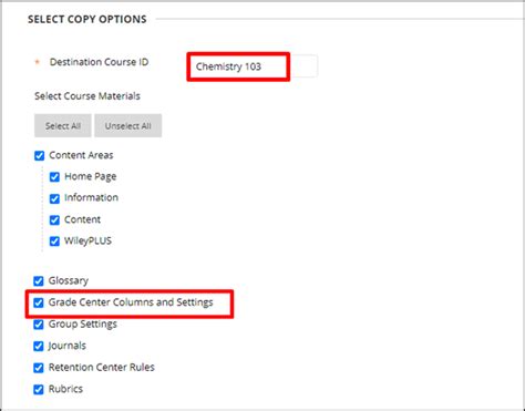 how to course copy wileyplus in blackboard learn