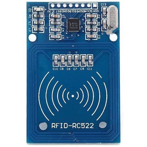 Rfid Nfc Ic Card Sensor Module Suite Spi Iso14443a Rc522 Domoticx