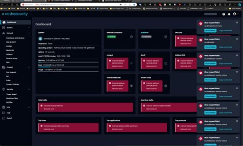 nethsec ui displayed many errors maybe ui crash nethsecurity