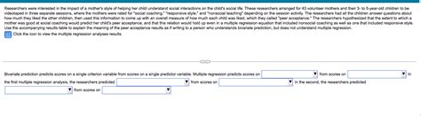 Solved Data Table Equation Shows The Results Of The Chegg Com