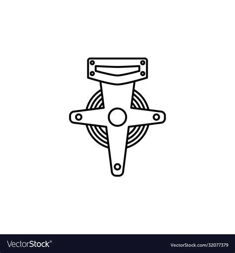 Measuring Tape Outline Icon Construction On White Vector Image