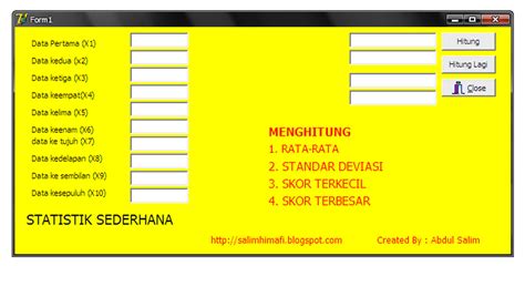 Aplikasi Statistik Sederhana Sebuah Personal Blog Abdul Salim
