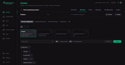 Вкладка Clusters в интерфейсе Adcm Adcm Arenadata Docs