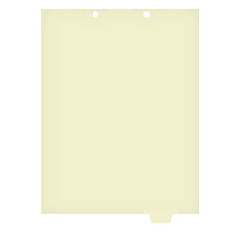 Individual Chart Divider Sheets Used To Build Chart Divider Sets For