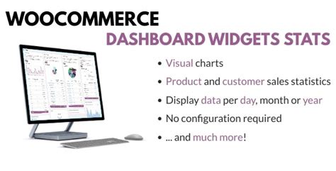 Download WooCommerce Dashboard Widgets Stats Version