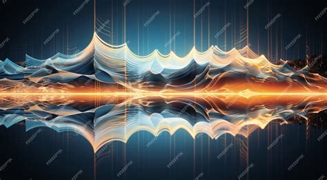 Premium Photo Visual Sound Wave Background Hd Sound Wave Wallpaper