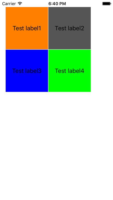 Ios Align All The Subviews Centre To The Superview Stack Overflow