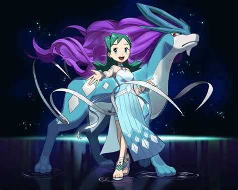 Kris Suicune And Kris Pokemon And 1 More Drawn By Mmmamochi Danbooru