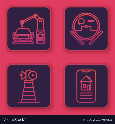 Set Line Industrial Machine Robotic Robot Arm Hand