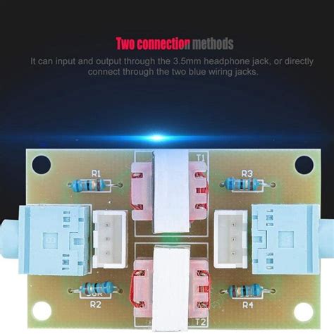 Xh M372 Stereo Audio Common Ground Isolator Module Grandado