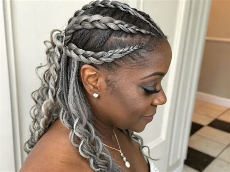 12 Salt And Pepper Braids For Black Women That Blend Modern And Classic