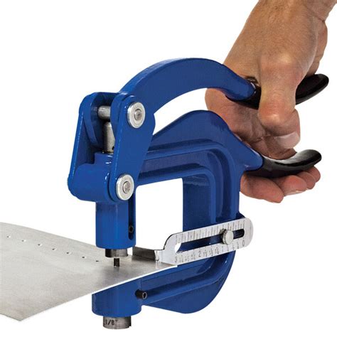 Eastwood Deep Throat Hand Held Power Punch Tool Kit For Sheet Metal