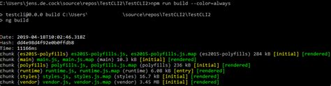 Angular Cli Output Colors Missing · Issue 72 · Madskristensen