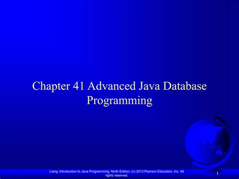 41slideadvanceddatabaseprogrammingppt