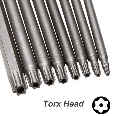 8pcs 200mm 7 9 Long Torx Head Screwdriver Bit Set