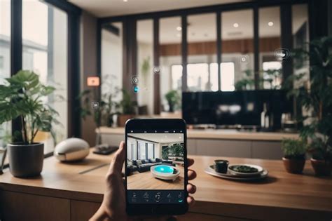 Premium Photo Modern Smart Home Management System Using Augmented Reality Smart Building The