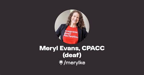 Meryl Evans Cpacc Deaf Twitter Linktree