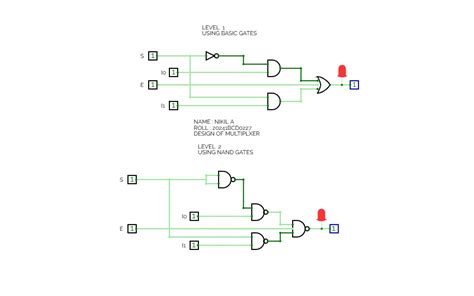 Circuitverse Design Of Mux And Demux 01