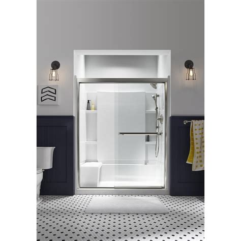 Sterling Accord 4 Piece 36 In W X 60 In L X 74 In H Rectangular Alcove