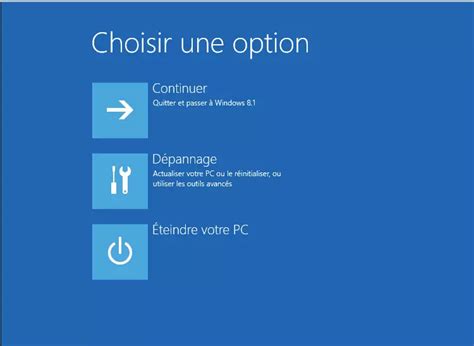 Les Options De Récupération De Windows 8 Restaurer Réinitialiser