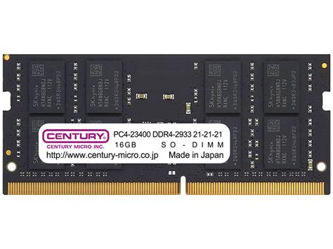 価格 Com Cb16g Sod4u2933 [sodimm Ddr4 Pc4 23400 16gb] の製品画像
